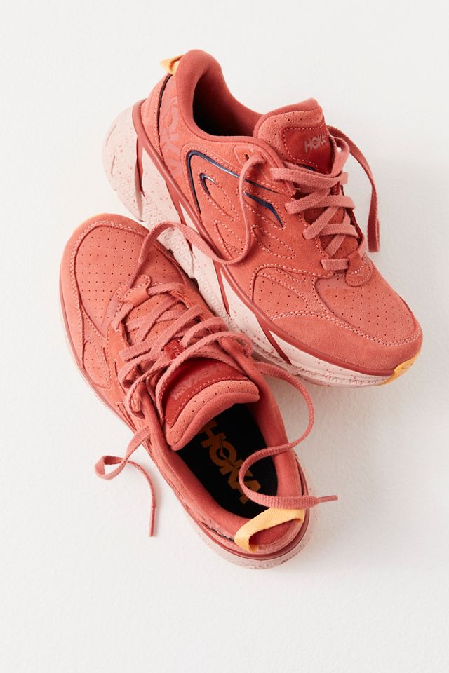 HOKA® Clifton L Suede Sneakers | Free People