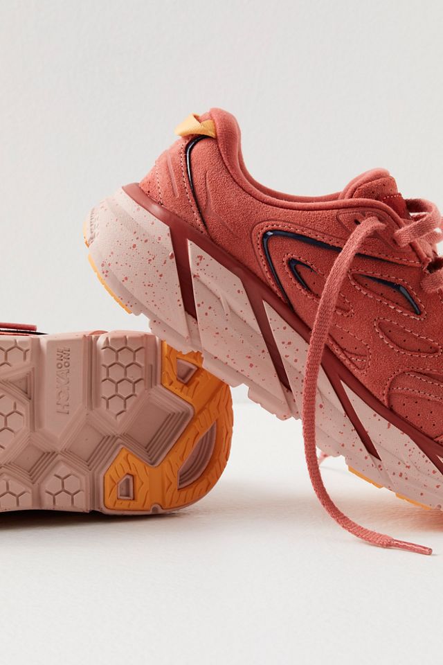 HOKA® Clifton L Suede Sneakers | Free People