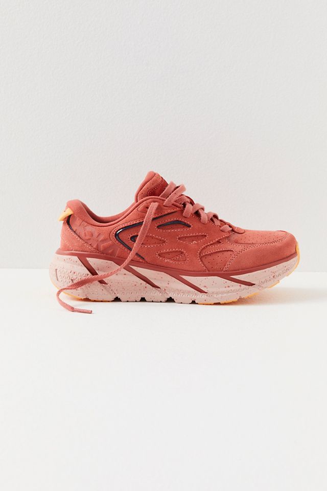 HOKA® Clifton L Suede Sneakers | Free People
