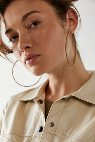 Harvey Oversized Hoops | Free People UK