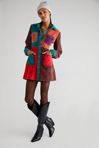 Color Me Cord Dress | Free People UK