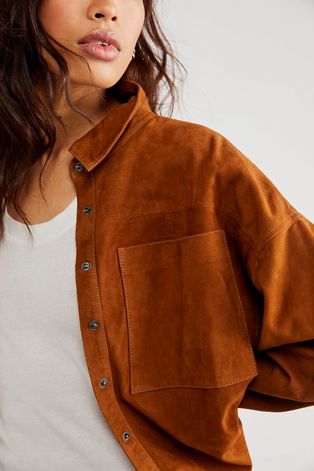 Daria Suede Shacket | Free People UK