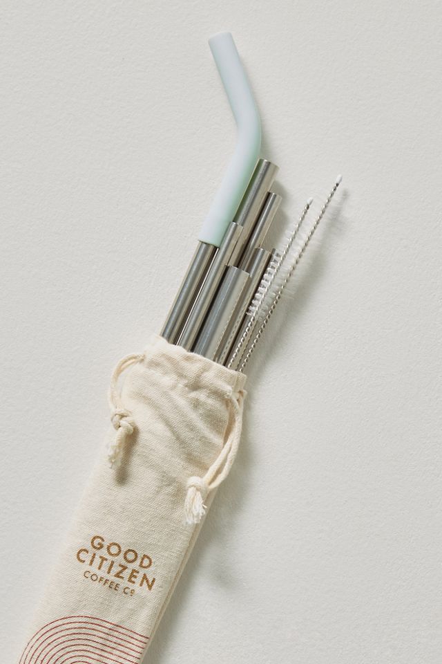 Reusable Stainless Steel Straw Set | Free People