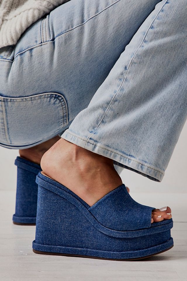 Dalle Platform Wedge Heels Free People