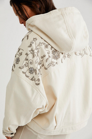 Moonlight Hooded Denim Jacket | Free People