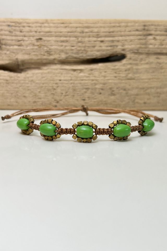 Nancy Melet Green Buds Bracelet | Free People