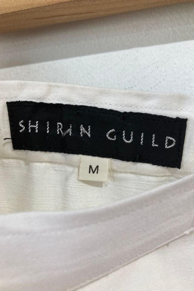 Shirin Guild White Drop Crotch Pants Selected by The Curatorial Dept ...