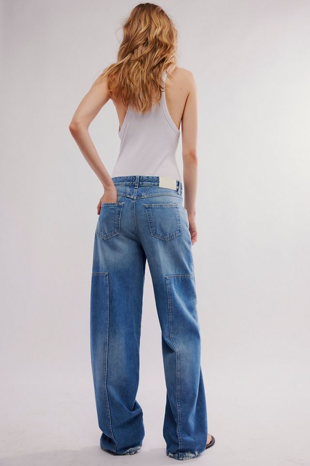 Closed Nikka Mid-Rise Wide-Leg Jeans | Free People UK