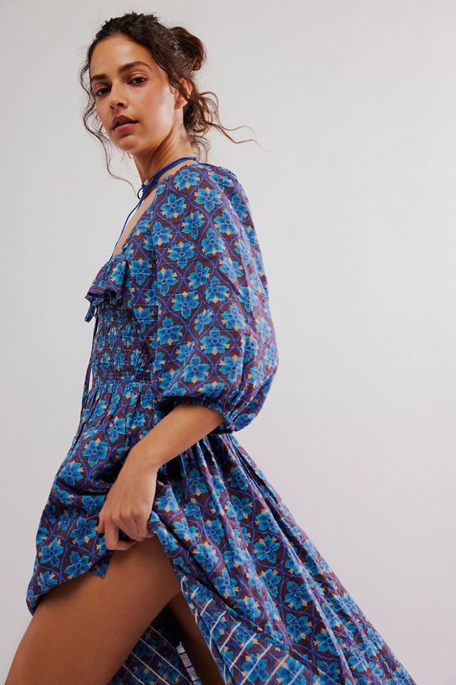 Oasis Printed Midi Dress | Free People UK