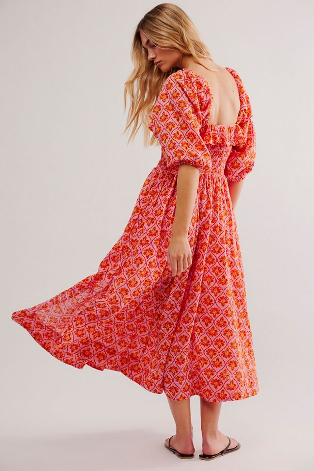 Oasis Printed Midi Dress | Free People