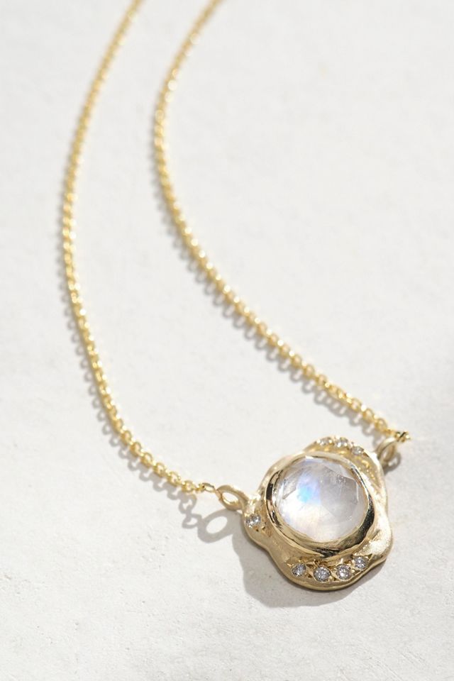 Sirciam Elemental Moonstone Necklace | Free People UK
