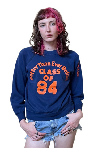 Vintage Class of 84 Sweatshirt Selected By Villains Vintage | Free People