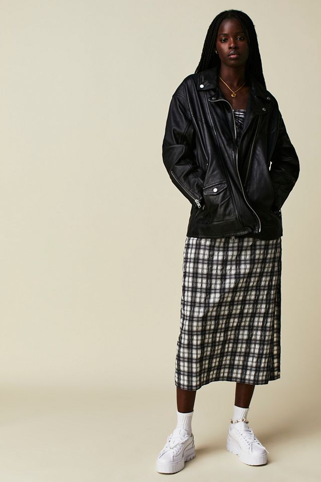 Mauritius Yori Boyfriend Leather Jacket | Free People