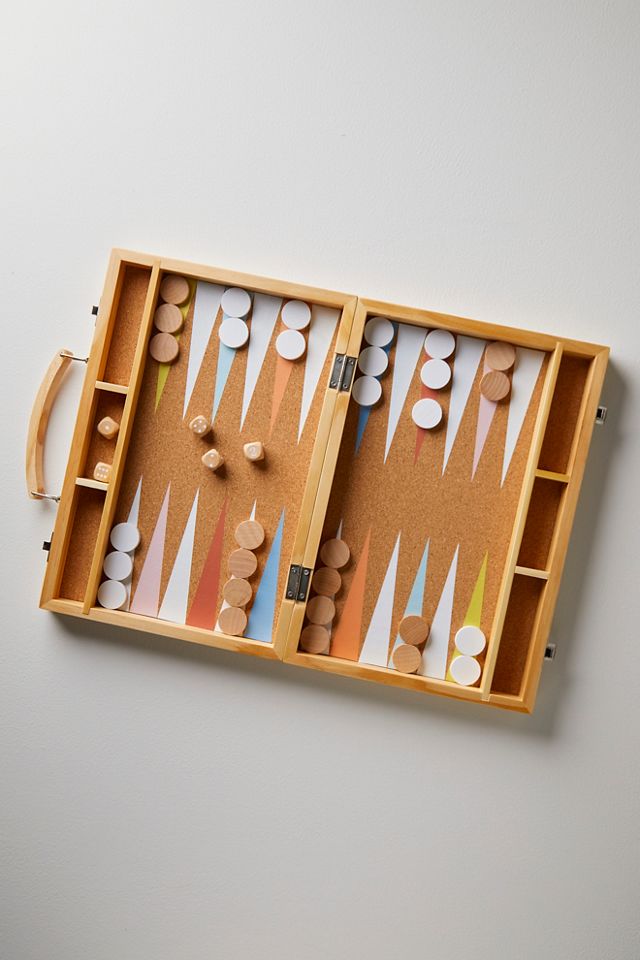 Wooden Backgammon Majorel | Free People UK