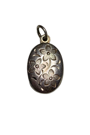 Vintage 1950s Sterling Silver Forget Me Not Locket Selected by Lux ...