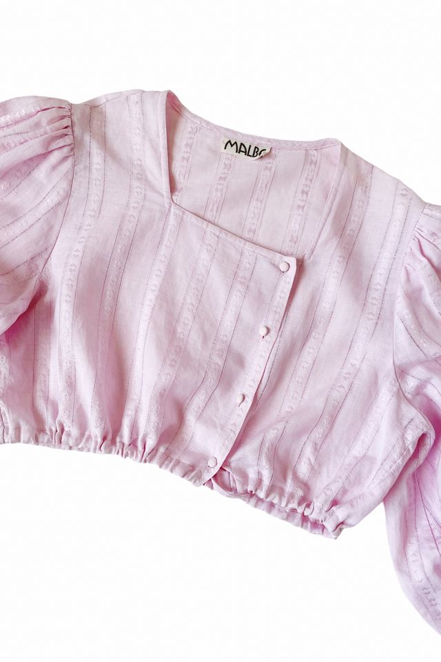 Vintage 1970s Pink Cotton Top Selected by Raleigh Vintage | Free People