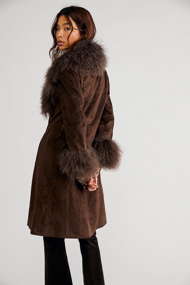 Charlotte Simone Penny Faux Suede Jacket | Free People UK