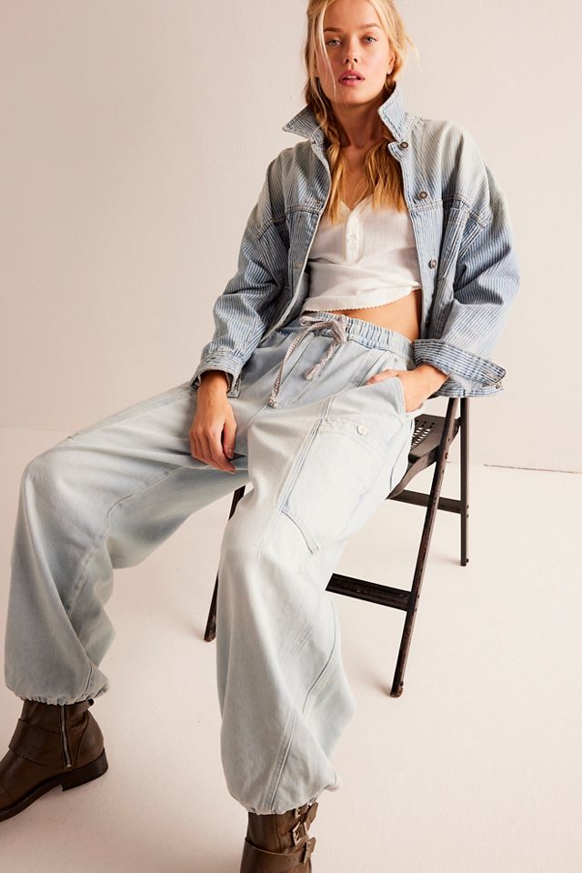 We The Free Bright-Eyed Low-Slung Pull-On Jeans | Free People