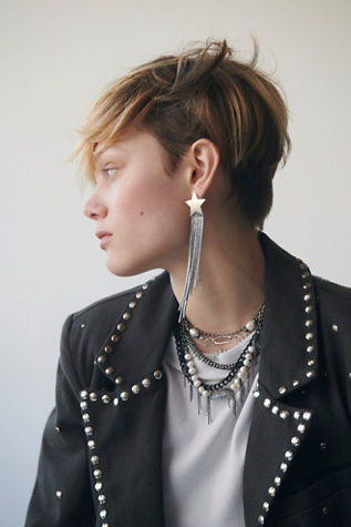 Fringe Star Earrings | Free People