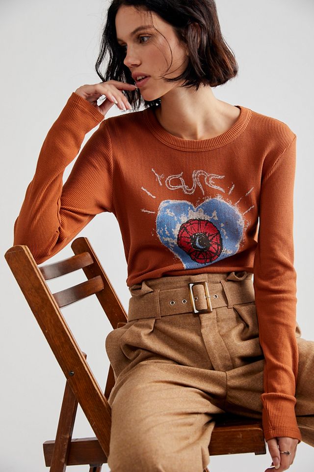The Cure Heart Shrunk Longsleeve | Free People UK
