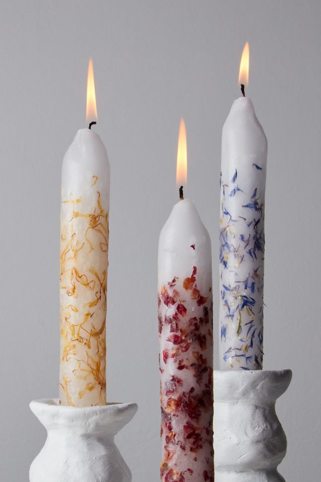 Dried Flower Dinner Candles | Free People