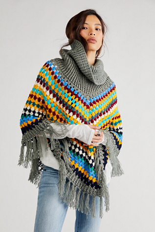 Weekend Getaway Crochet Poncho | Free People UK