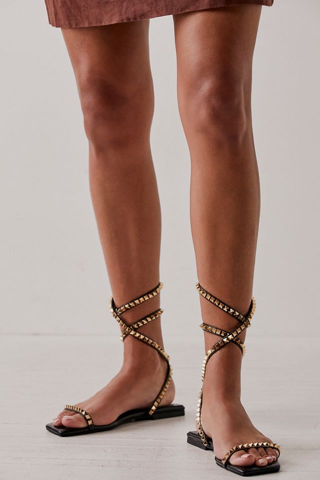 Ophelia Studded Wrap Sandals | Free People UK