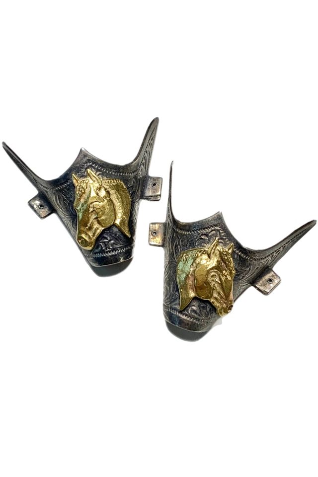 Original 1980s Horse Head Cowboy Boot Toe Tips Selected by Lux Revival ...