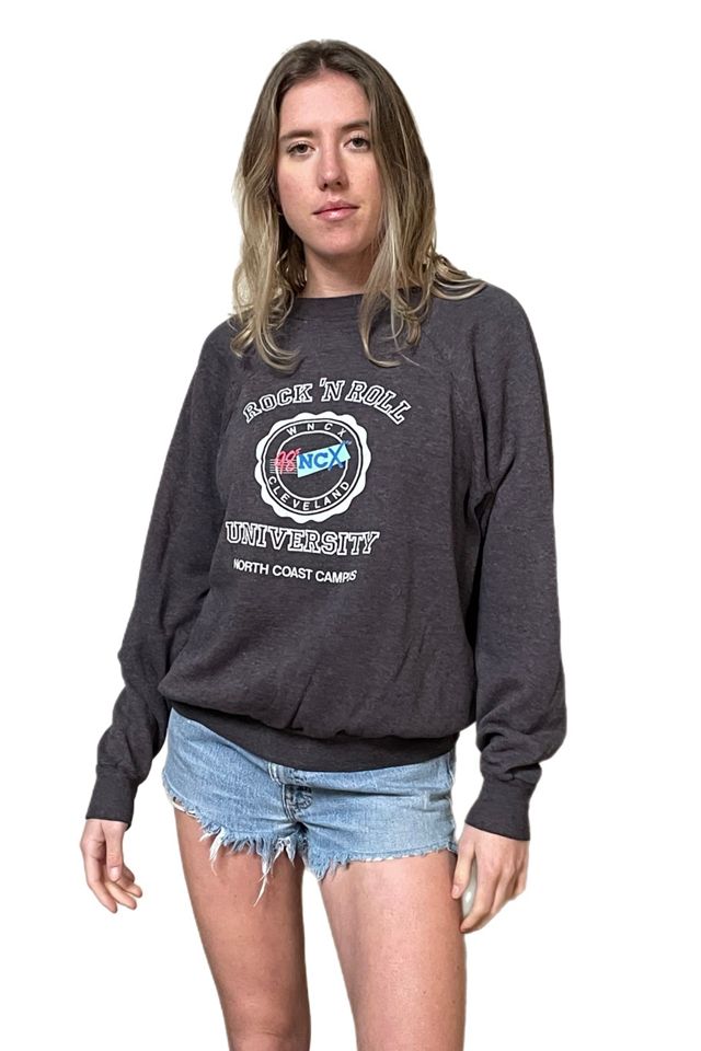 Vintage Rock 'N Roll University Sweatshirt Selected By Villains Vintage ...