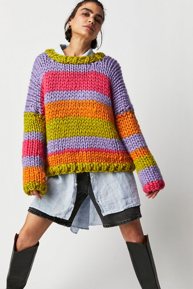 Cecelia Chunky Knit Pullover | Free People