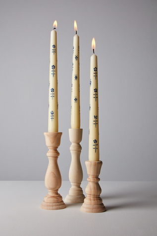 Orna Hand Painted Indigo Candle | Free People UK