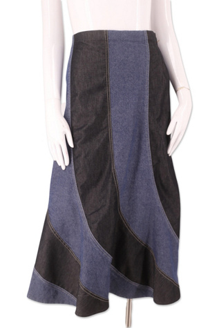 1990s Denim Pinwheel Skirt Selected By Ritual Vintage | Free People