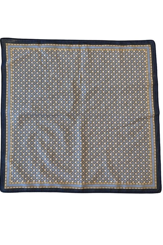 Vintage Chain Link Print Bandana Handkerchief Selected by Personal ...