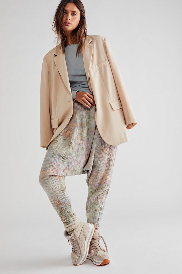 Riverside Tool & Dye Gauze Harem Pants | Free People UK