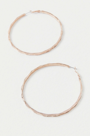 Oversized Metal Hoops | Free People