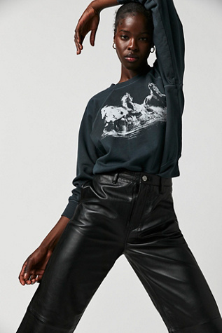 Wild Horses Raglan Crew | Free People UK