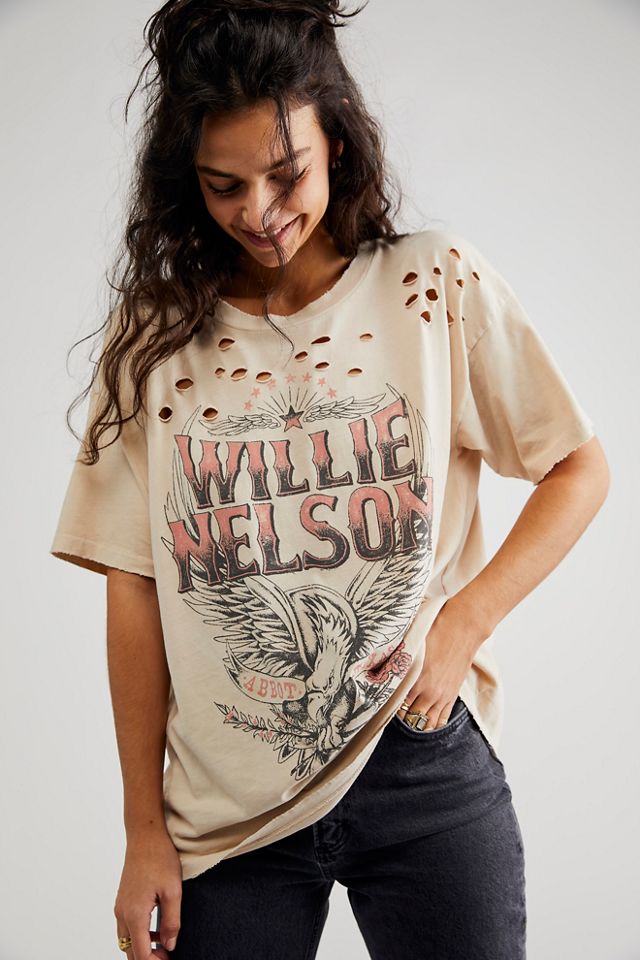 Willie Nelson Eagle Merch Tee | Free People