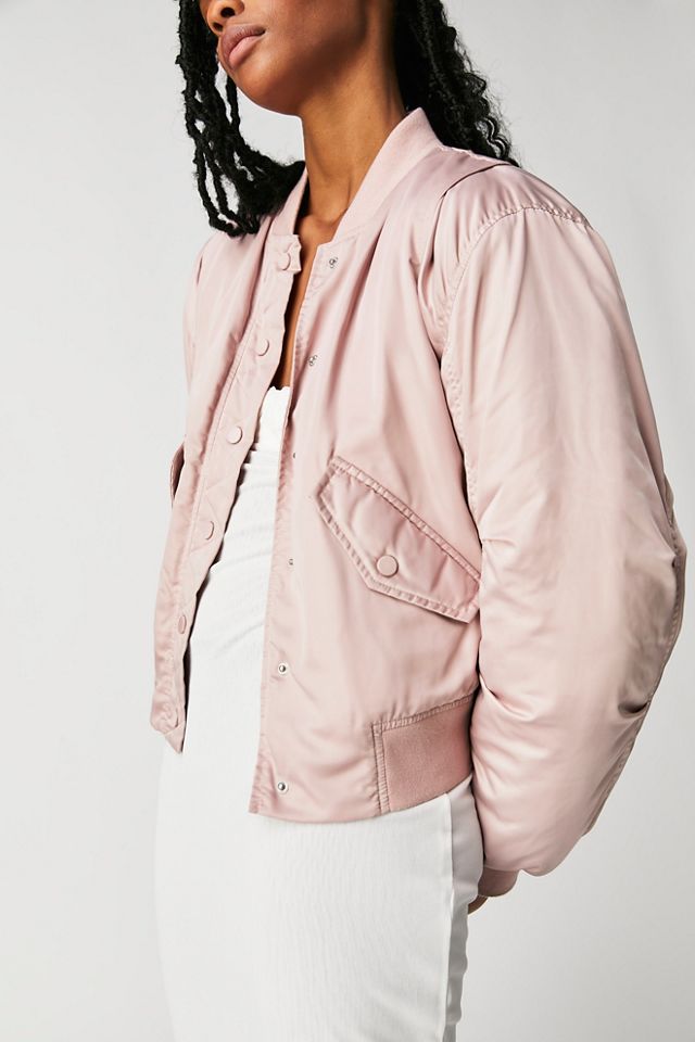 BLANK NYC Bright Side Bomber Jacket | Free People