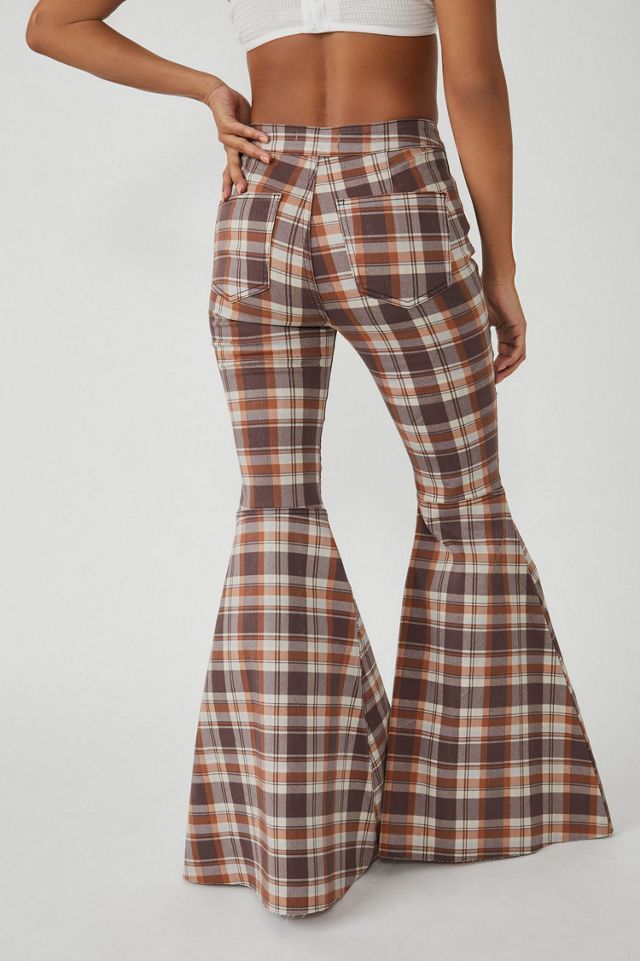 Just Float On Printed Flare Jeans | Free People