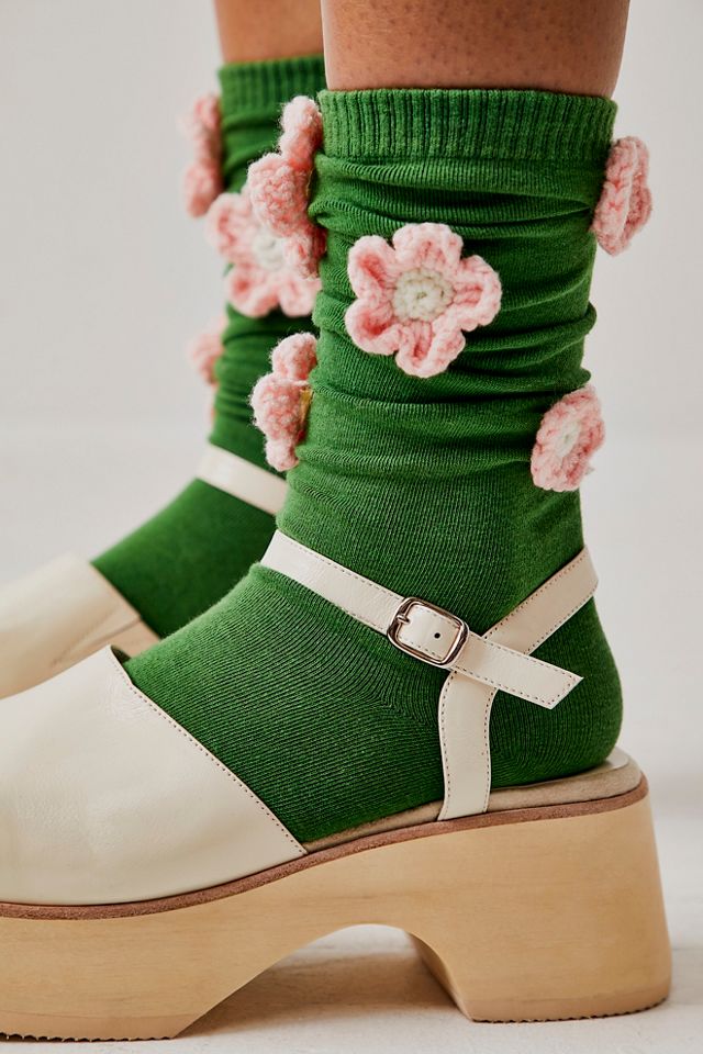 Flower Fields Socks | Free People UK