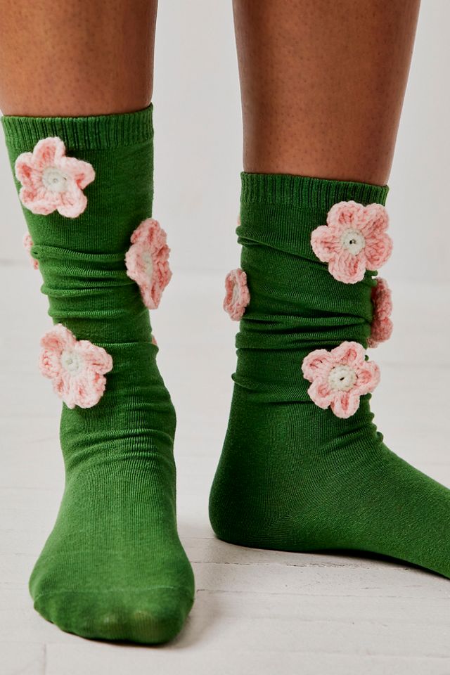 Flower Fields Socks | Free People UK
