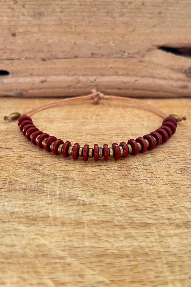 Nancy Melet Terracotta Path Bracelet | Free People