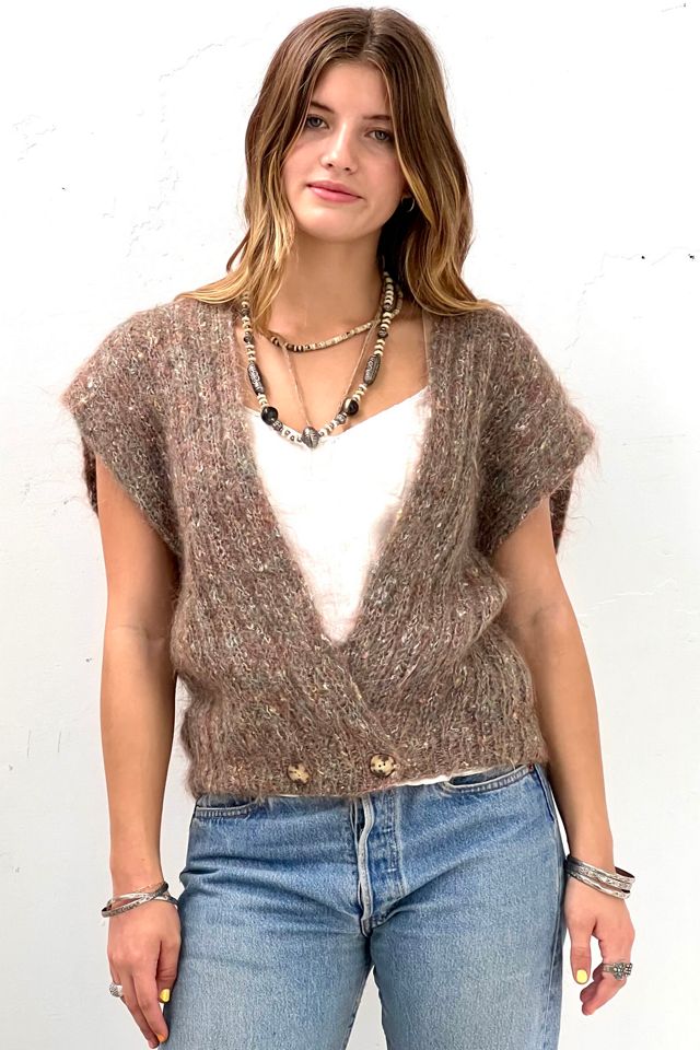 Vintage Ellen Tracy Wooly Sweater Vest Selected by Anna Corinna | Free ...