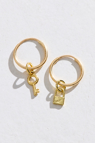 OXB Sweatproof Heart Hoops | Free People