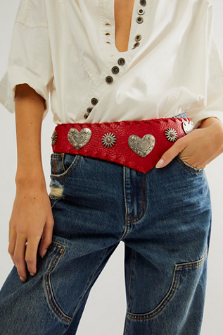 Cupid's Arrow Embellished Belt | Free People