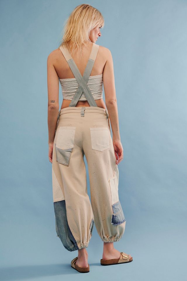 We The Free Bittersweet Embroidered Overalls | Free People