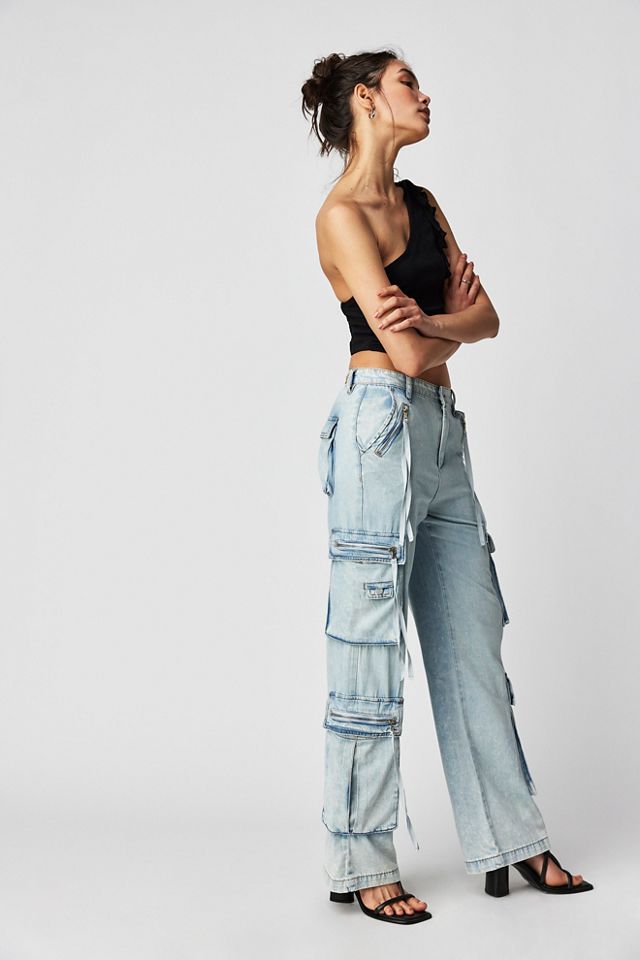 Cargo Zip Jeans | Free People