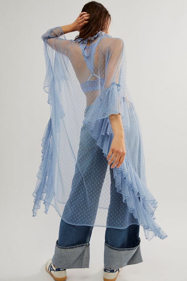 Swiss Dot Ruffle Kaftan | Free People