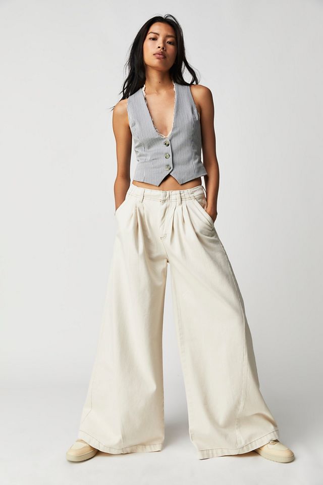 We The Free Equinox Denim Trousers Free People