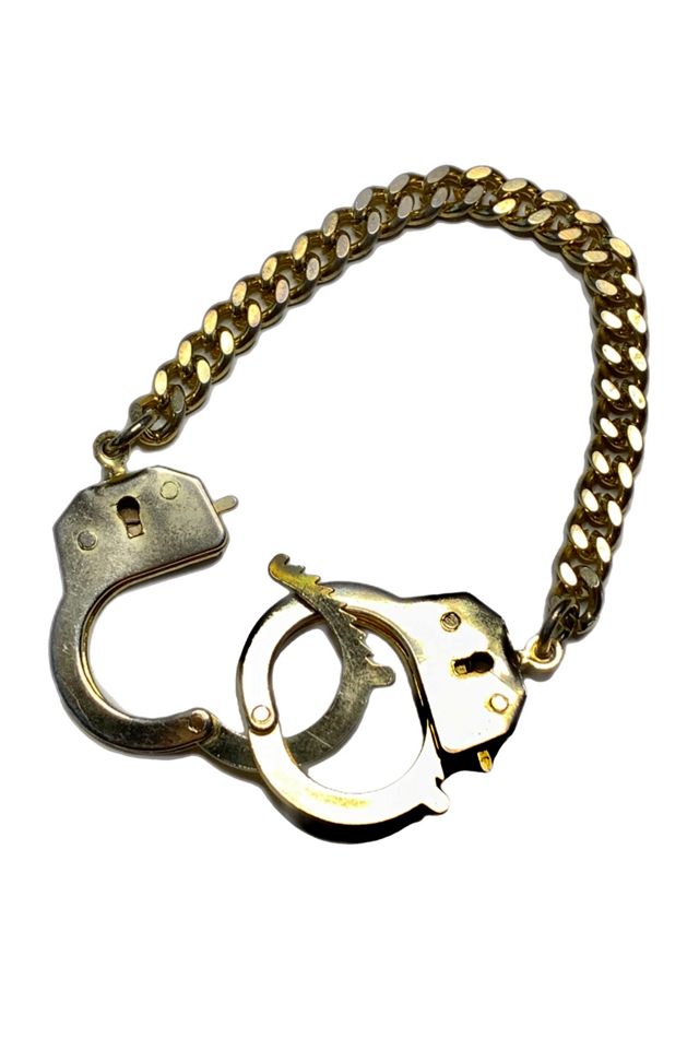 1980s Vintage Handcuff Latch Bracelet Selected by Lux Revival | Free People